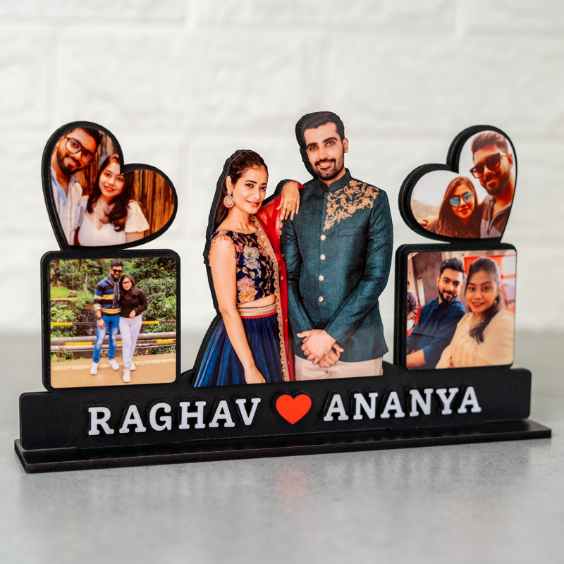 Custom Couple Table Photo Stand | Personalized Romantic Gift – The ...
